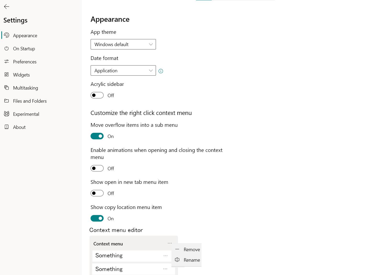 Add the editor of the context menu · Issue #3438 · files-community ...