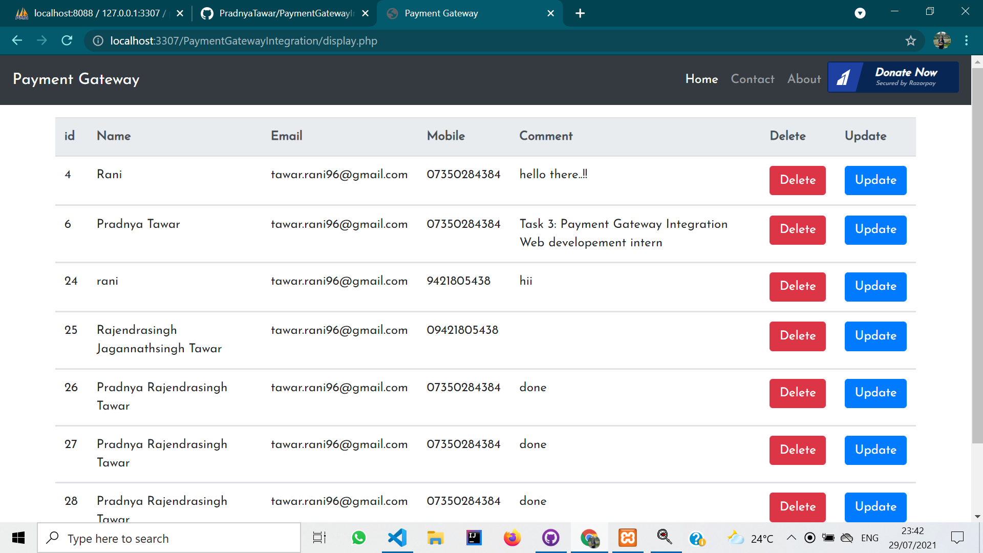 GitHub - PradnyaTawar/PaymentGatewayIntegration