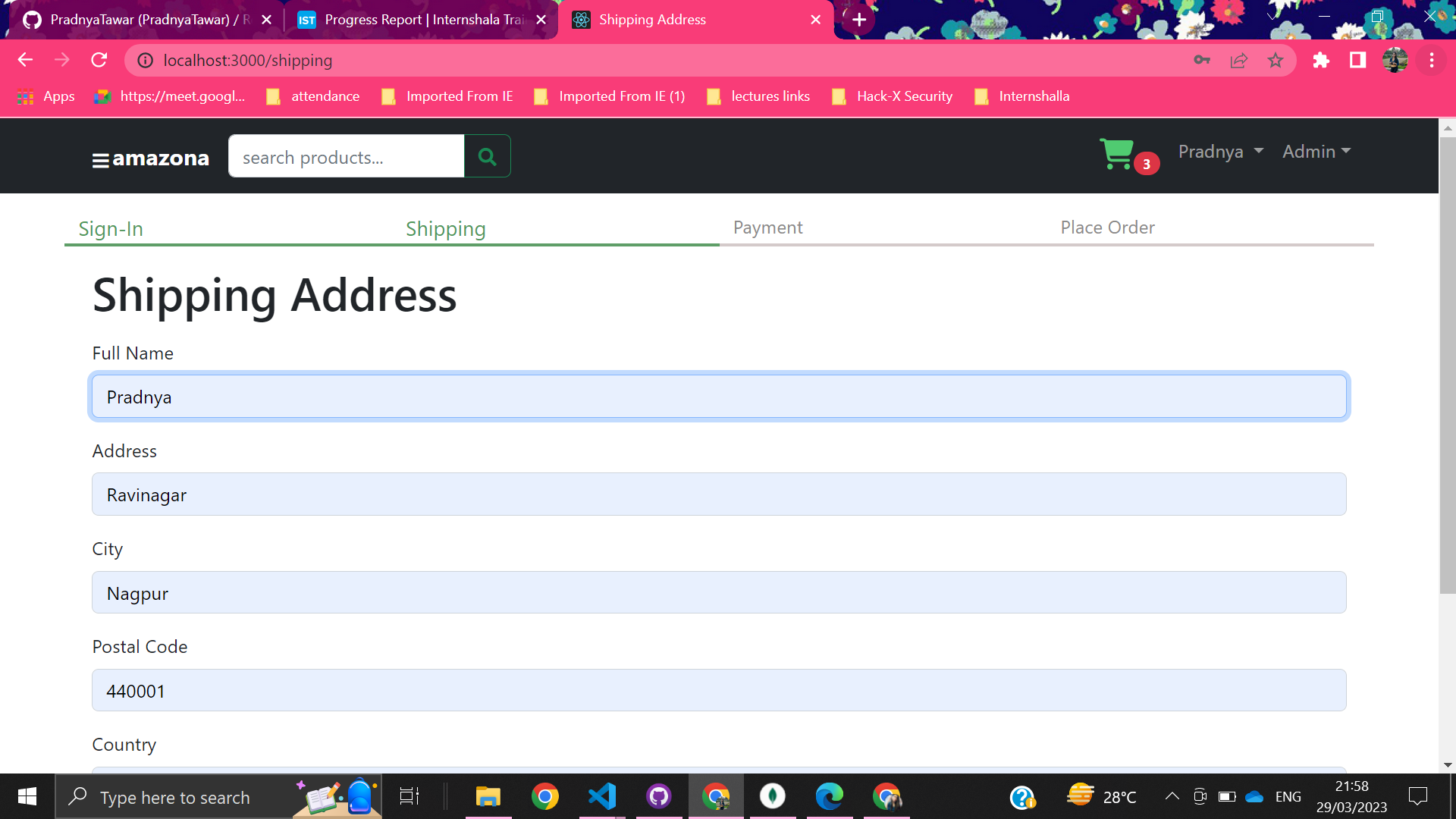 GitHub - PradnyaTawar/Amazona