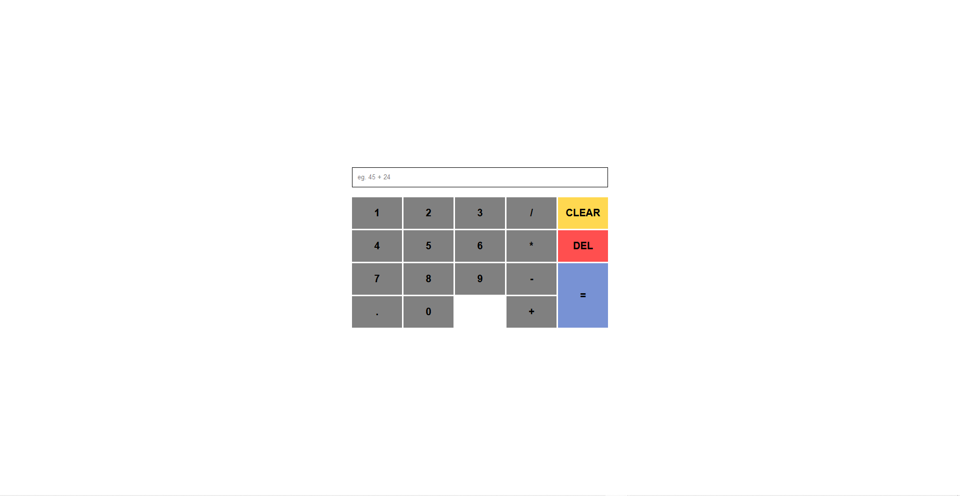GitHub - IvarvandenBosch/calculator: A simple calculator with React