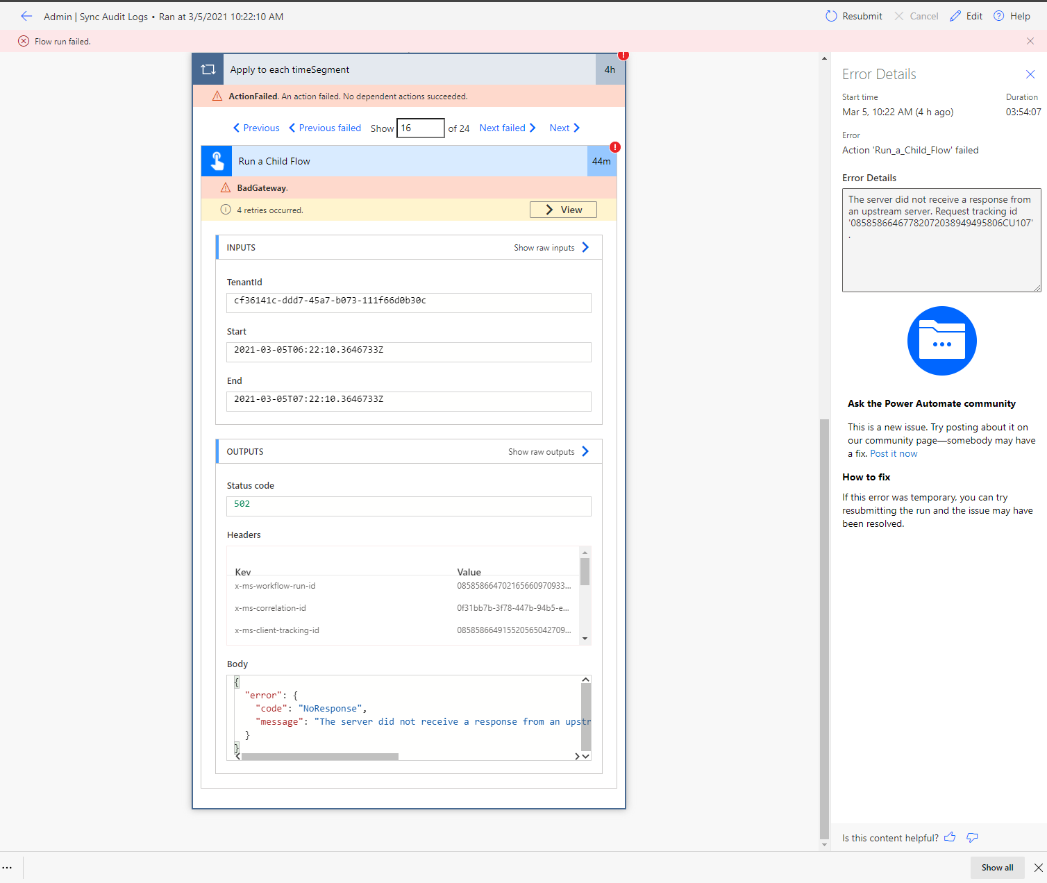 [BUG]: Audit Log Component Child Flow · Issue #804 · microsoft/powerapps-tools · GitHub