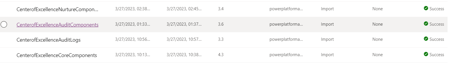 [CoE Starter Kit - BUG] Solution "Center of Excellence - Core Components" failed to import ...