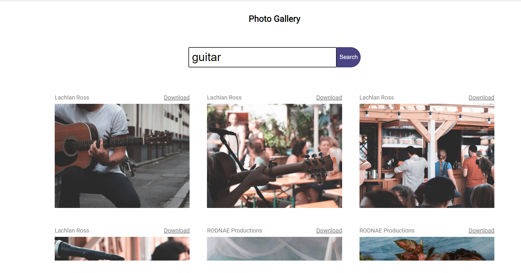 GitHub - geiger01/Photo_gallery_API: A website where you can browse through images and search ...