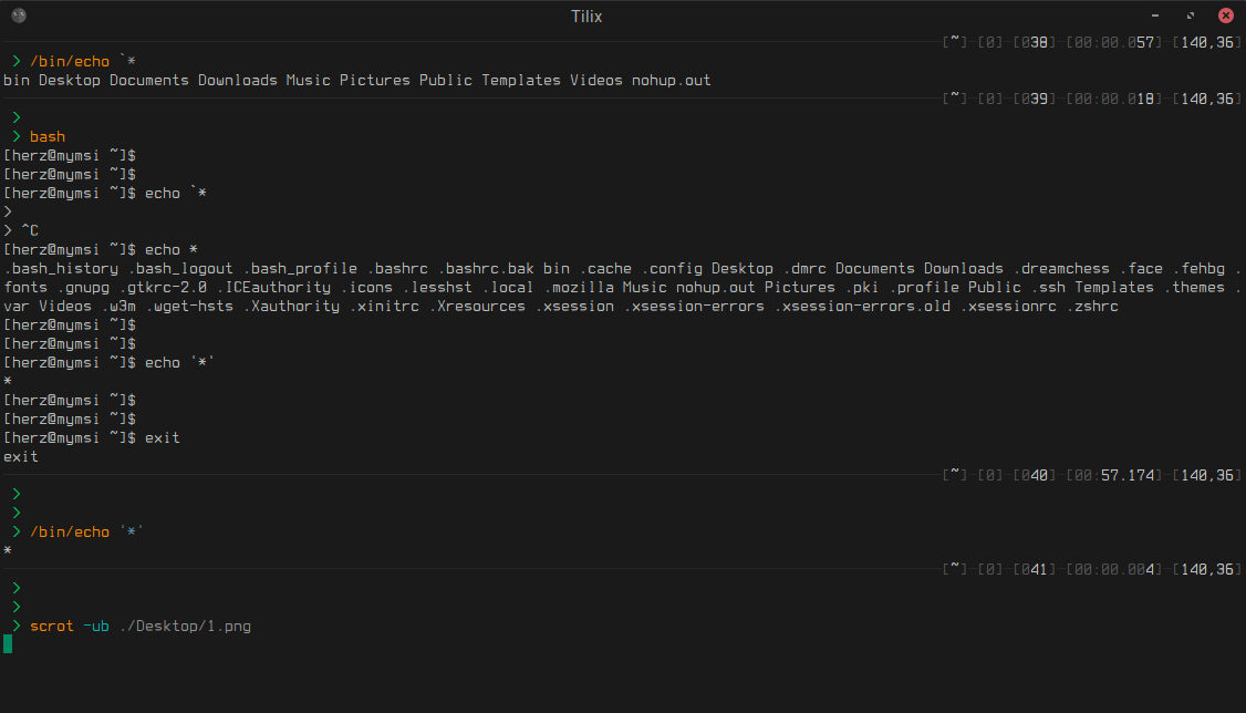 Native globbing: character-individual backtick escaping of wildcard metacharacters is not ...