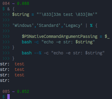 New in PowerShell 7.3: Expressions are evaluated but aren't substituted ...