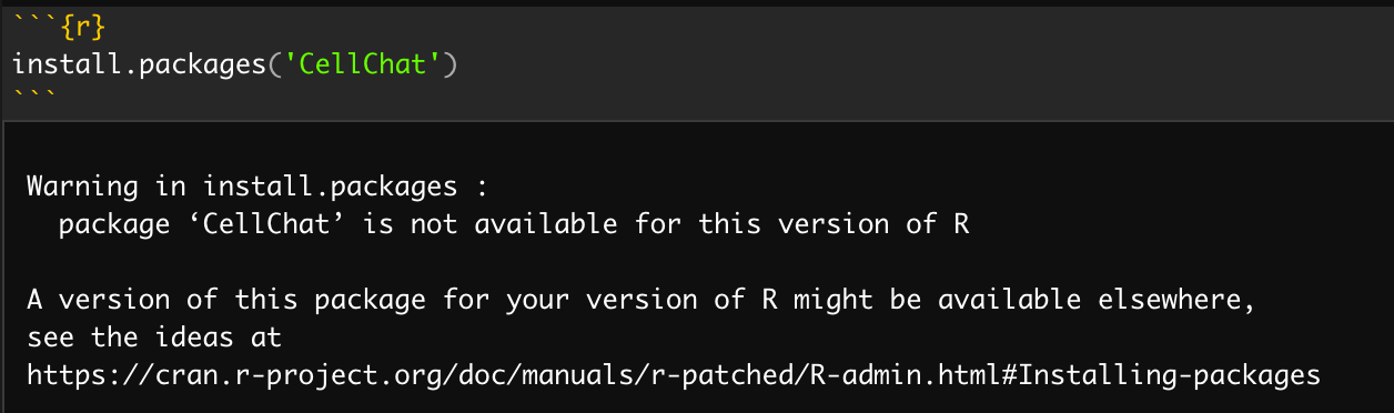 Error in netAnalysis_computeCentrality(cellchat, slot.name = "netP") : could not find function ...