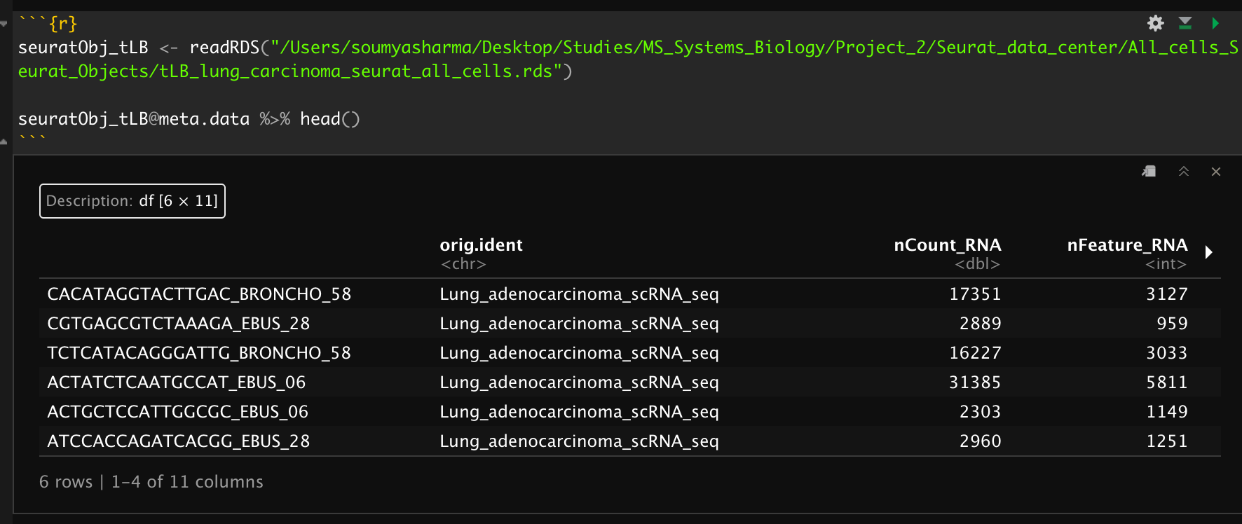 Error in get_expressed_genes(receiver, seuratObj_tLB) : One or more provided cell clusters is ...