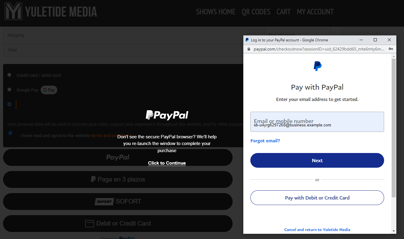 Paypal & Venmo Errors on Single Product Page · Issue #1236 · woocommerce/woocommerce-paypal ...