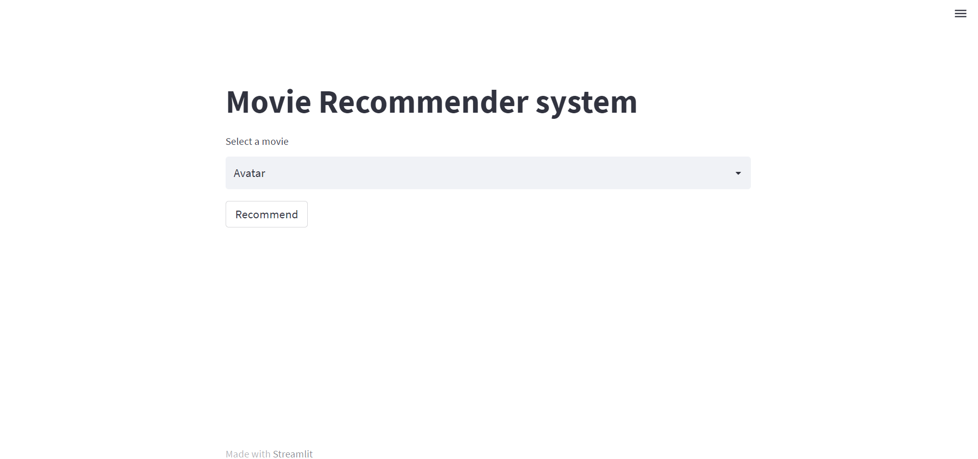 GitHub - kashish0505kashyap/MovieRecommenderSystem: An end to end movie ...