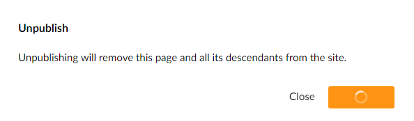 Unpublish dialog does not hide when e.CancelOperation on Unpublishing event is called. · Issue ...