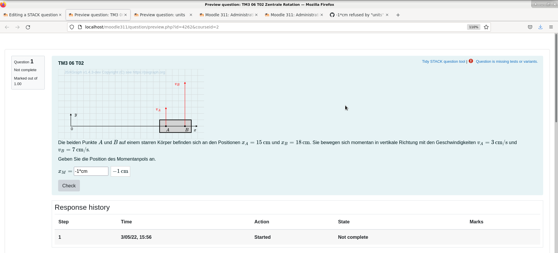 -1*cm refused by "units" input · Issue #782 · maths/moodle-qtype_stack · GitHub