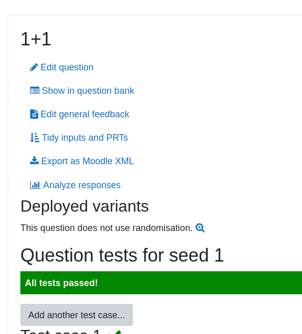 Tidy up the teacher view of a question - link to a "dashboard"? · Issue #908 · maths/moodle ...