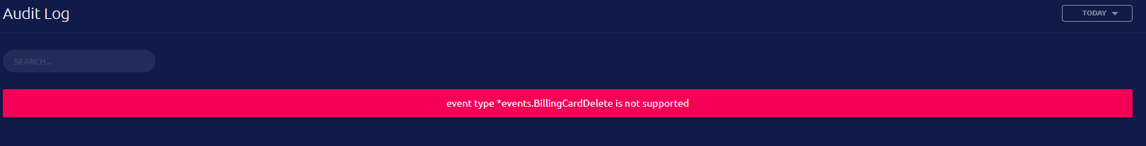 Unable to view Audit Events after deleting a credit card · Issue #7274 · gravitational/teleport ...
