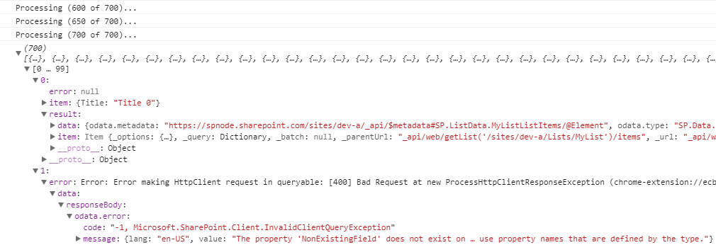 Large batch processing support · Issue #668 · SharePoint/PnP-JS-Core · GitHub