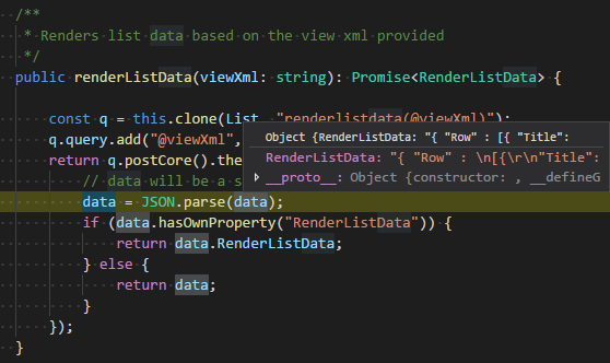 RenderListData response processing issue · Issue #671 · SharePoint/PnP-JS-Core · GitHub