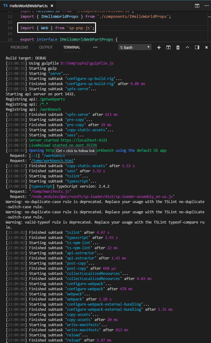 Type Script Errors While Build · Issue 741 · Sharepointpnp Js Core
