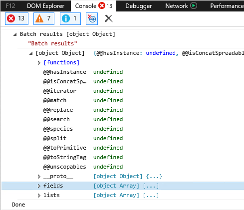 Batch promises never resolve IE · Issue #453 · pnp/pnpjs · GitHub