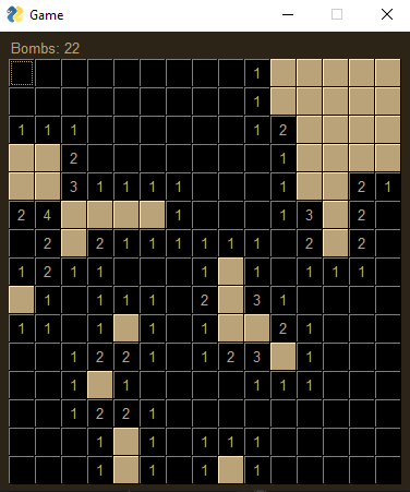 GitHub - IlIllII/SimPylSweeper: Minesweeper with PySimpleGUI.