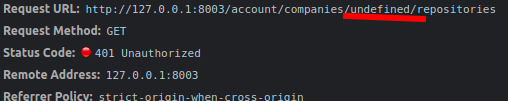 [BUG] route to get repositories returns 401 · Issue #409 · ZupIT/horusec · GitHub