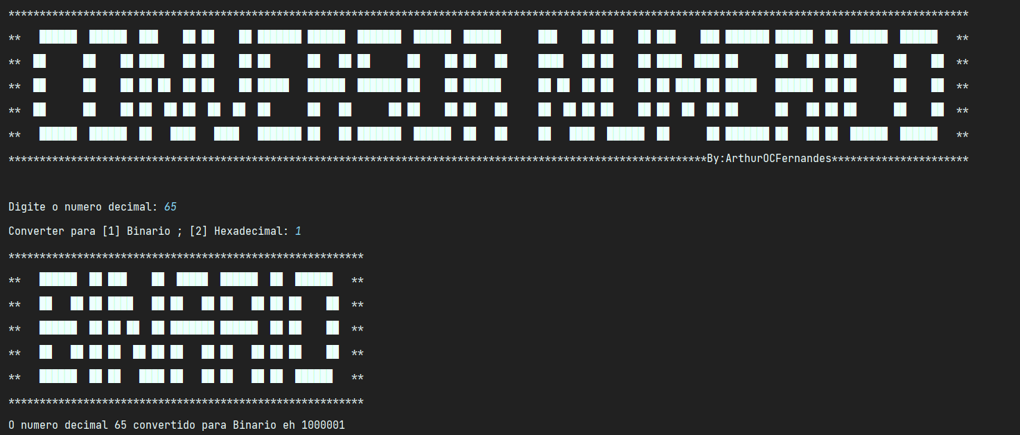 GitHub - ArthurOcFernandes/Conversor-de-bases-numericas: Conversor de ...