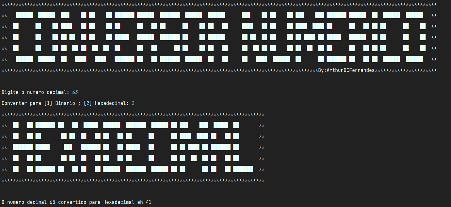 GitHub - ArthurOcFernandes/Conversor-de-bases-numericas: Conversor de ...