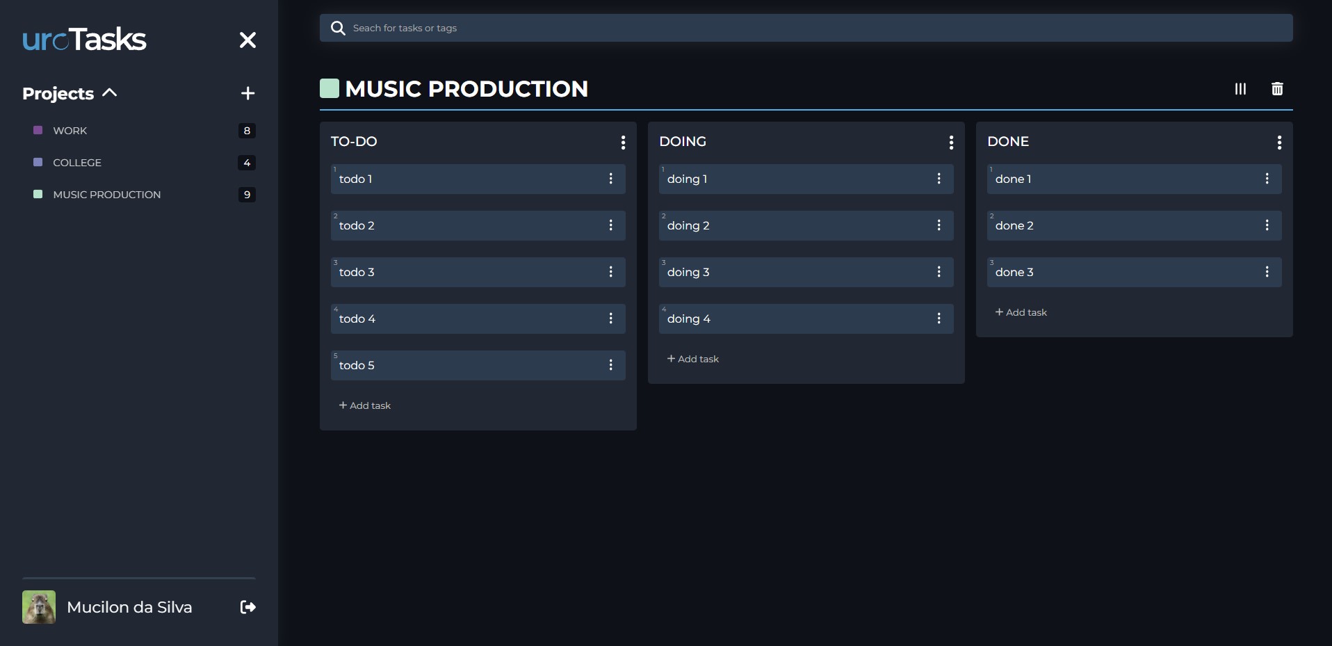 GitHub - marcola47/uroTasks: task manager app similar to trello using the MERN stack