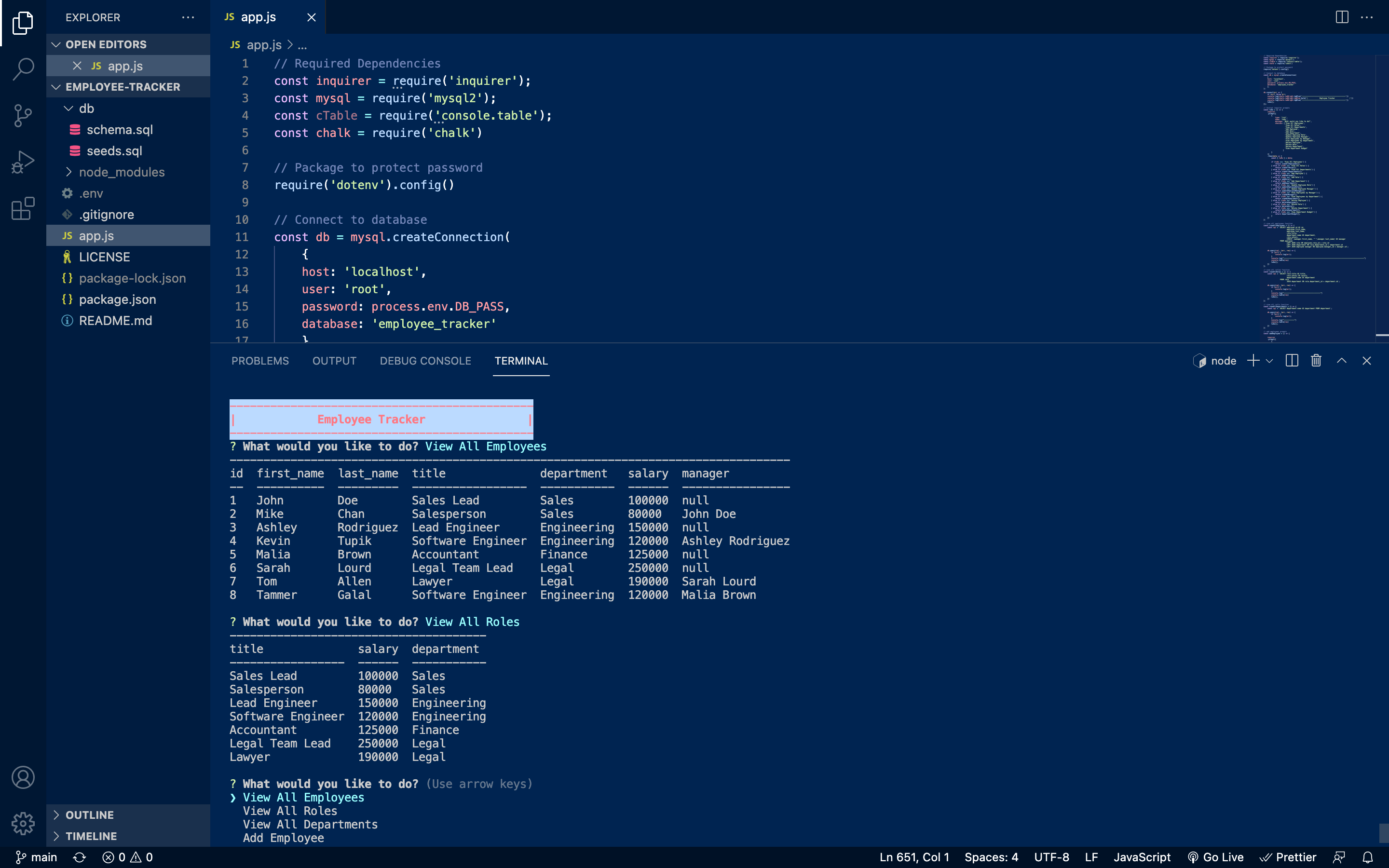 GitHub - TylerLadas/Employee-Tracker: A command-line application to manage a company's employee ...