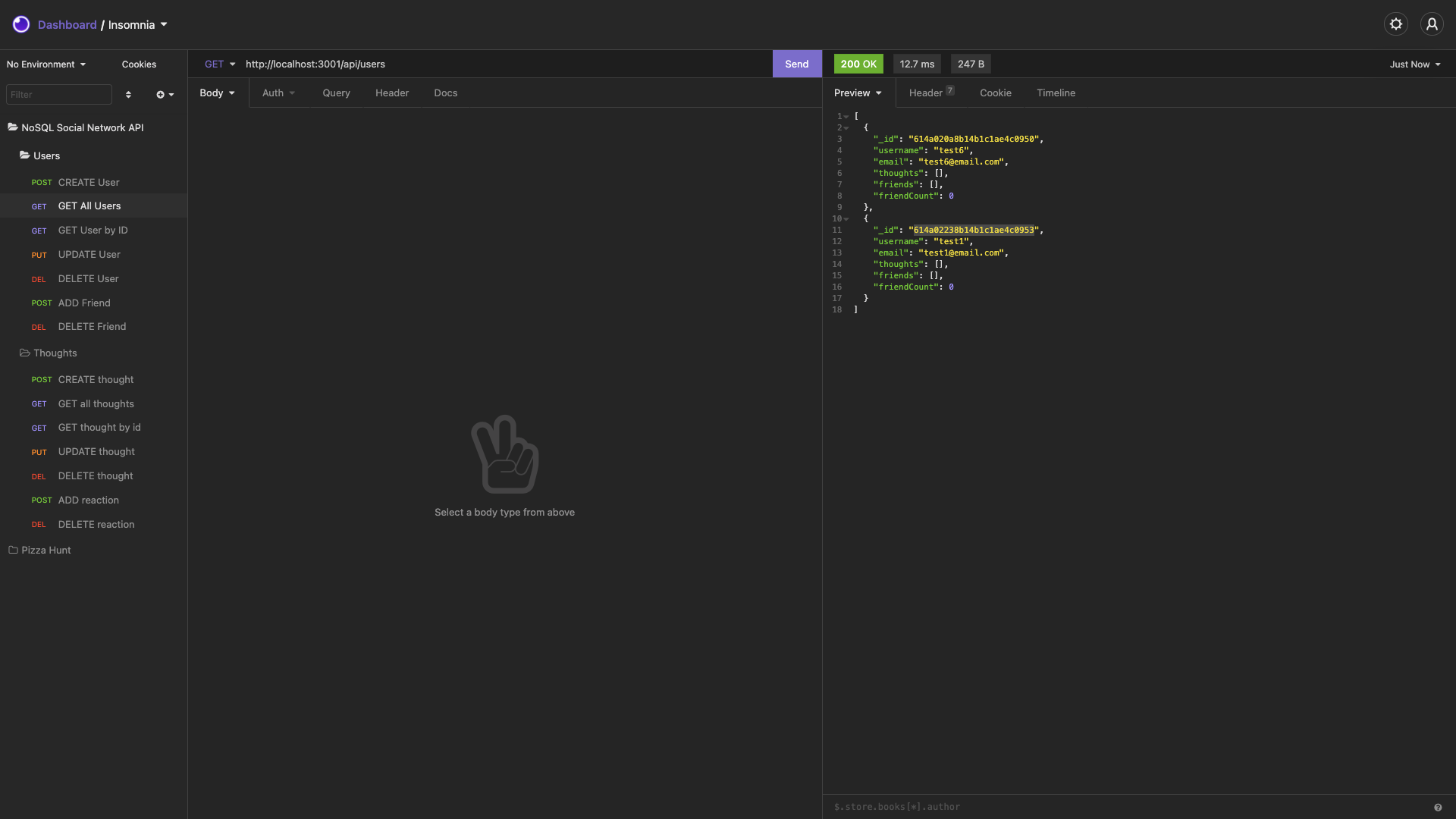 GitHub - TylerLadas/NoSQL-Challenge-Social-Network-API