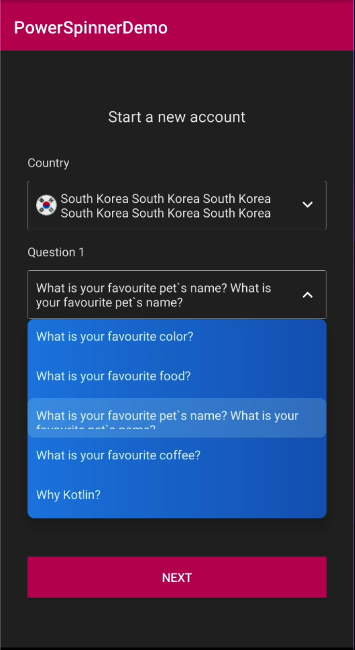 Multiline text is not supported in spinner item · Issue #167 · skydoves ...