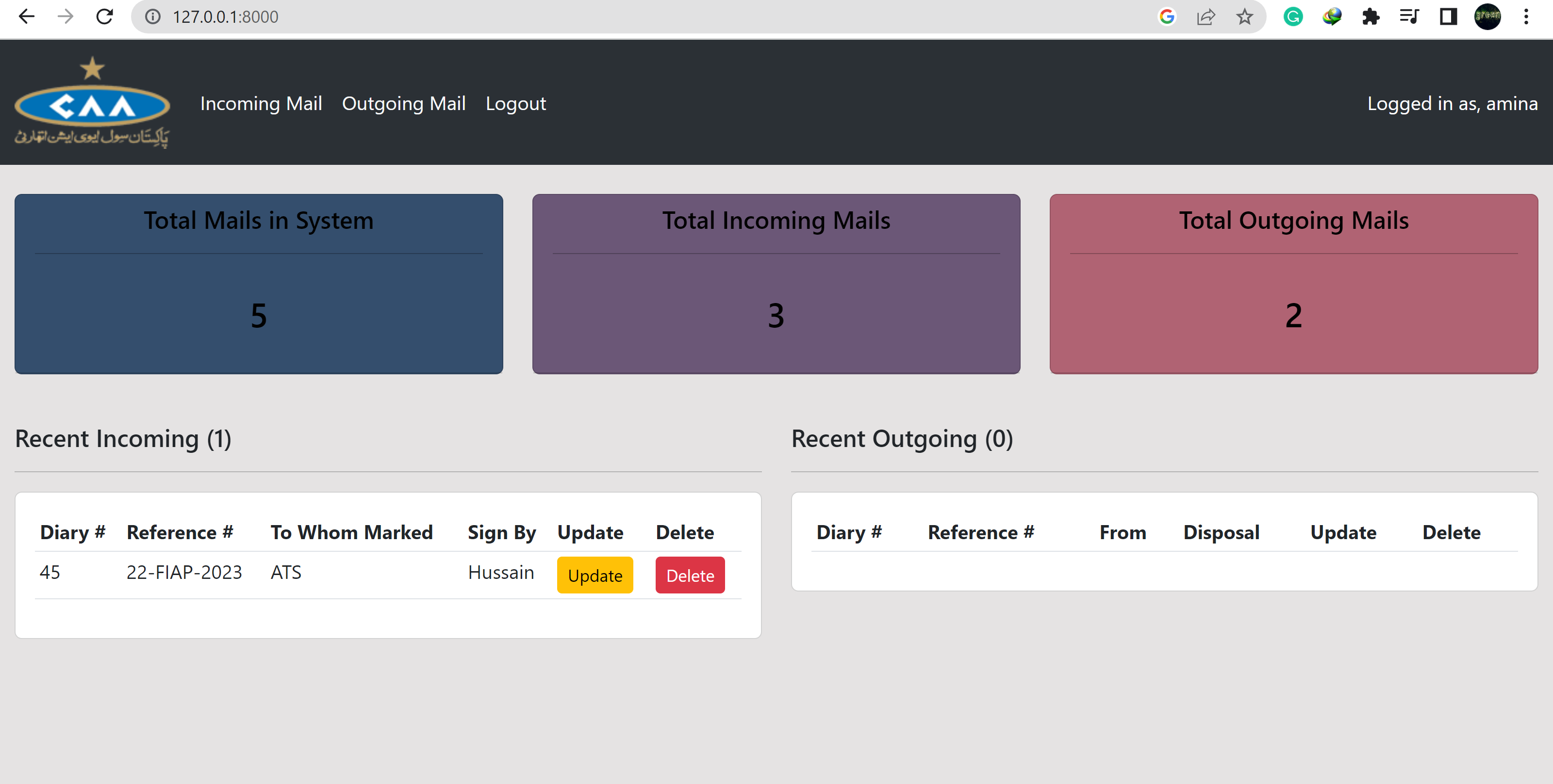 GitHub - aaminahsheikh/MailManagementSys