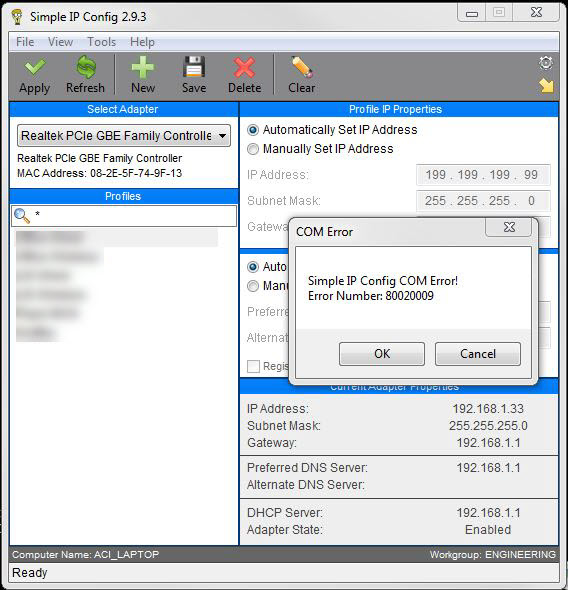 COM Error! Error Number: 80020009 · Issue #96 · KurtisLiggett/Simple-IP-Config · GitHub