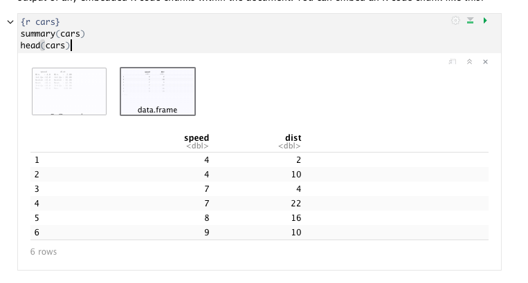 Collapsible code chunks in visual mode collapse code only, not code + output as done in the ...