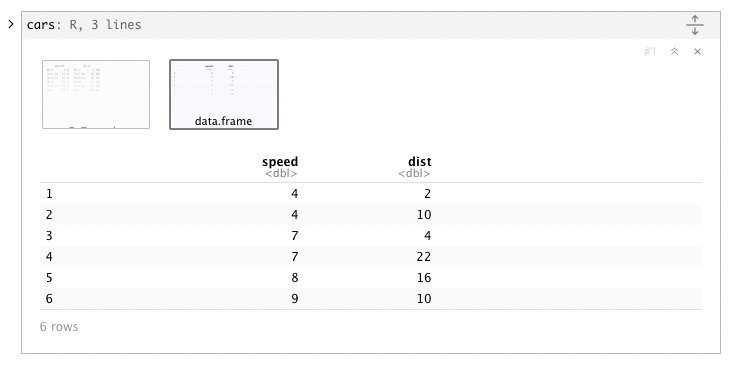 Collapsible code chunks in visual mode collapse code only, not code + output as done in the ...
