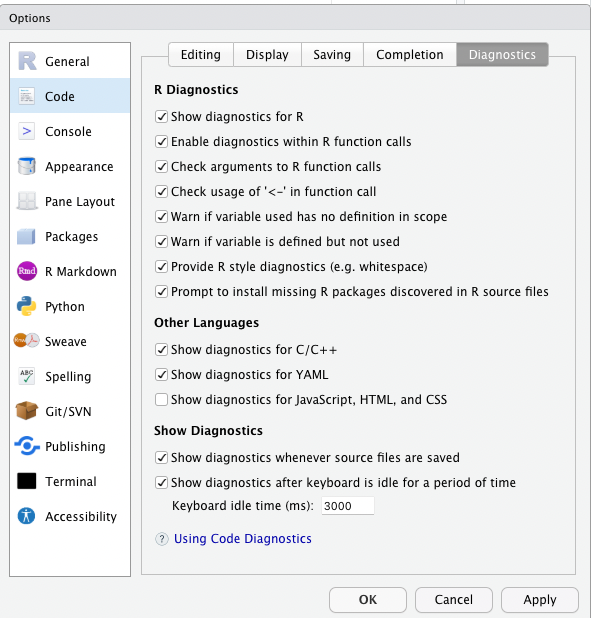 Diagnostic markers don't show in Markers pane when diagnostics are enabled · Issue #10637 ...