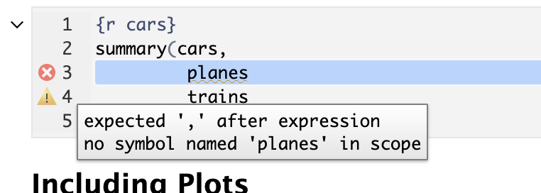 Linter error is not appearing in the gutter in visual mode · Issue ...