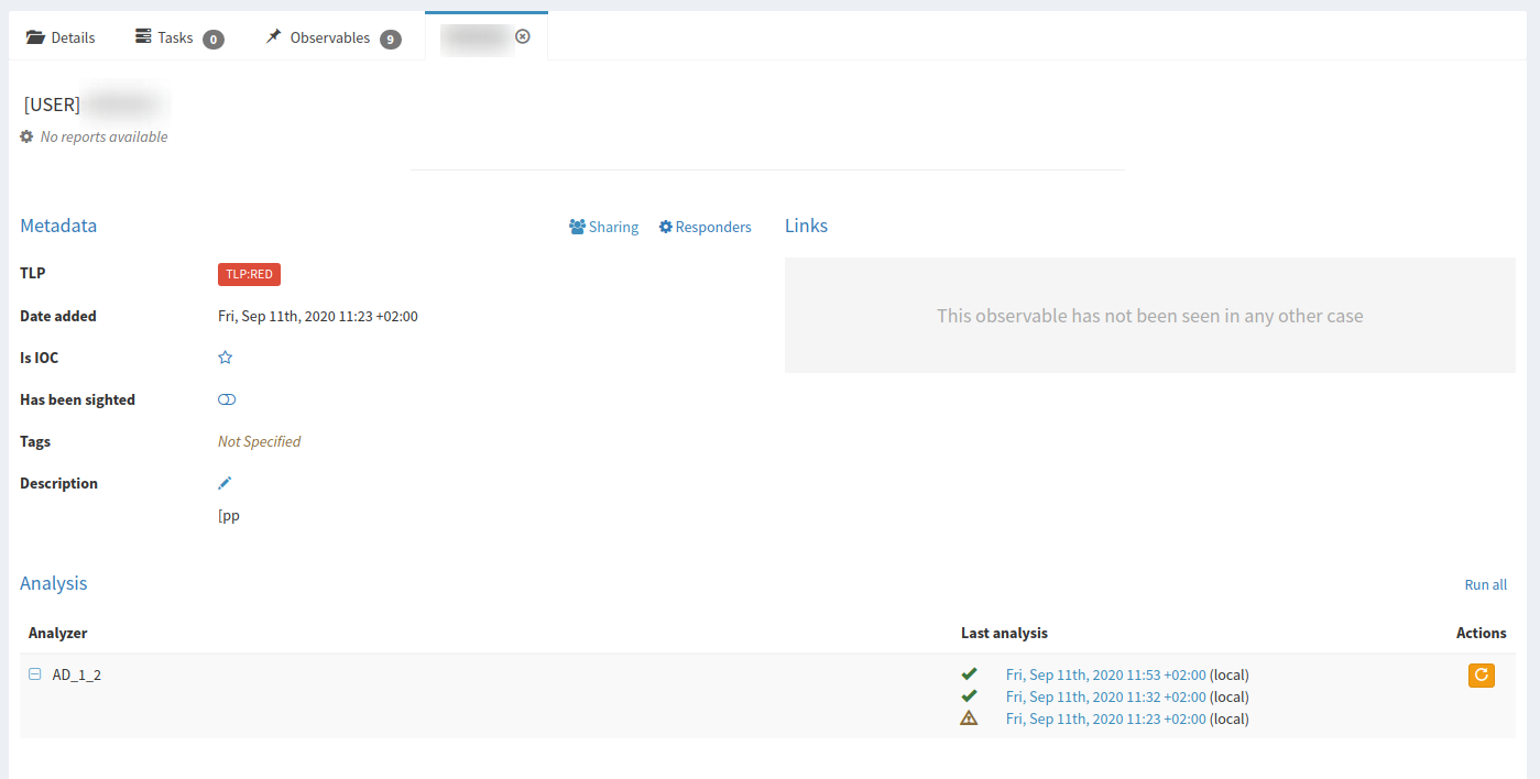 Bug Missing Report Data For Observable After Successful Execution Of Analyzer · Issue 1530 