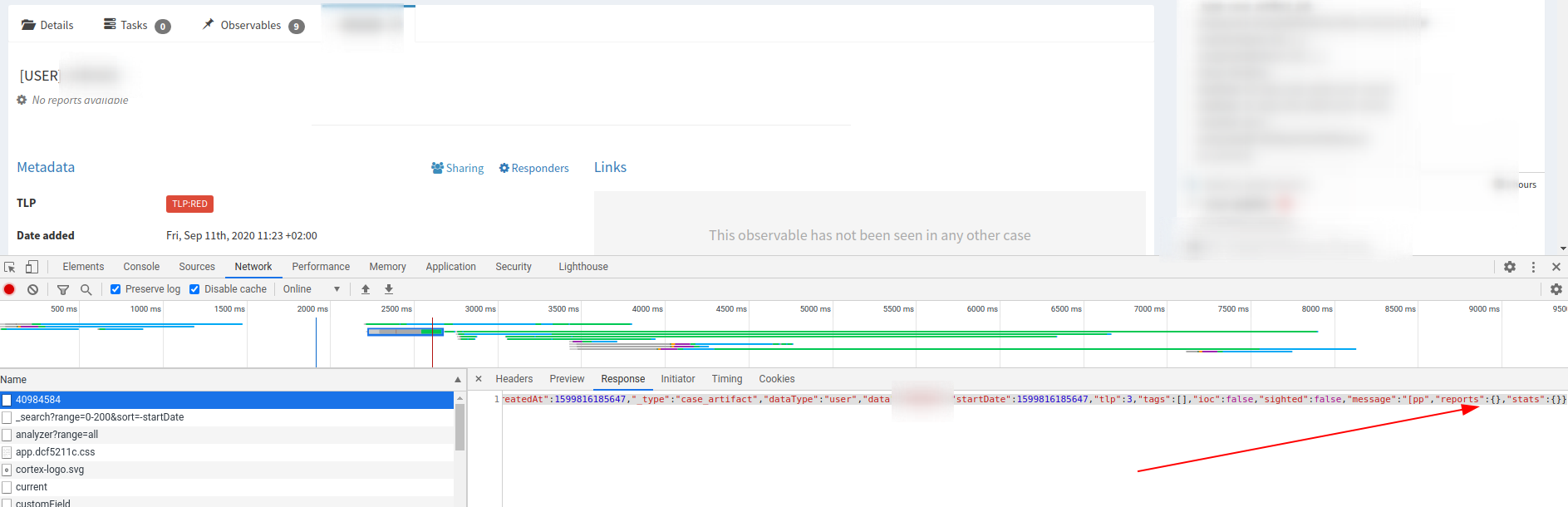 Bug Missing Report Data For Observable After Successful Execution Of Analyzer · Issue 1530