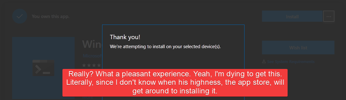 Install without Windows Store · Issue #1757 · microsoft/terminal · GitHub
