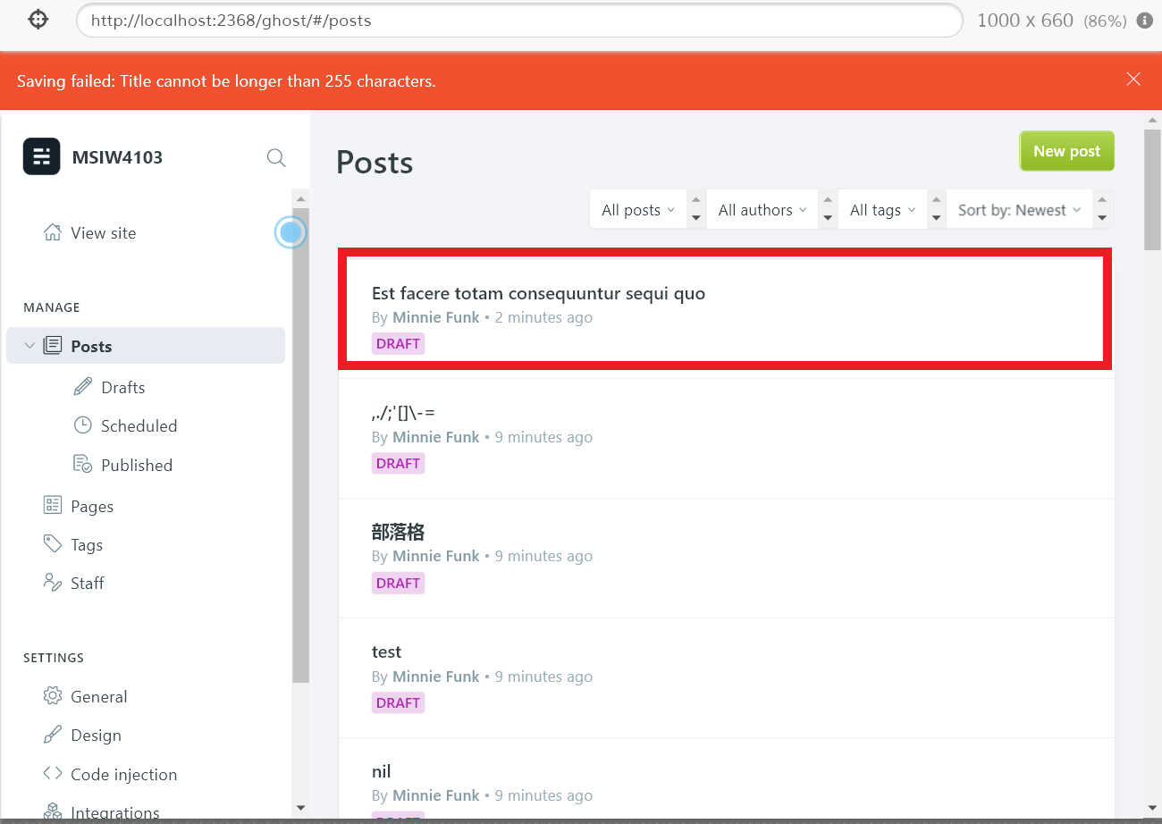 [Data-validation] Titles truncation · Issue #8 · AlejandroFarfan/pruebas-automatizadas-e2e ...