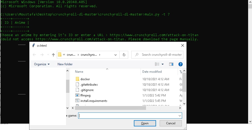 help · Issue #10 · Trigus42/crunchyroll-dl · GitHub