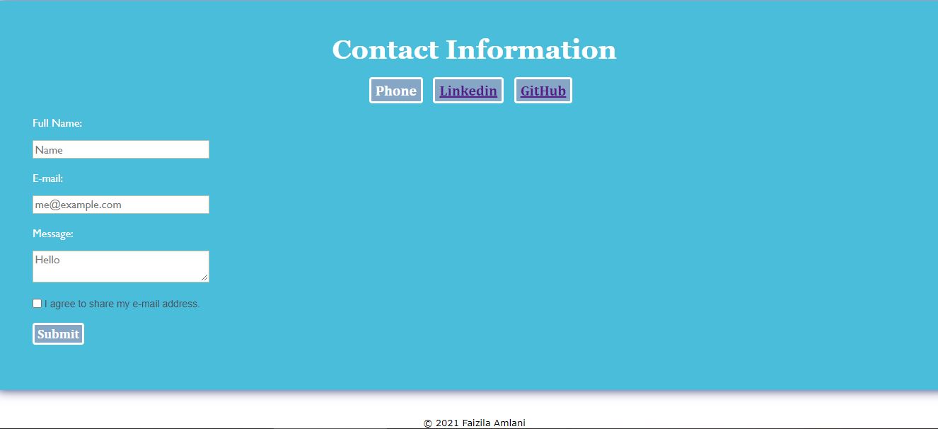 GitHub - Faizila/professional-portfolio: Collection of my work to showcase my experience ...