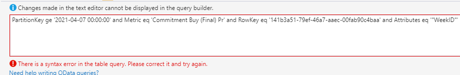 How to query column containing JSON string · Issue #2769 · microsoft/AzureStorageExplorer · GitHub
