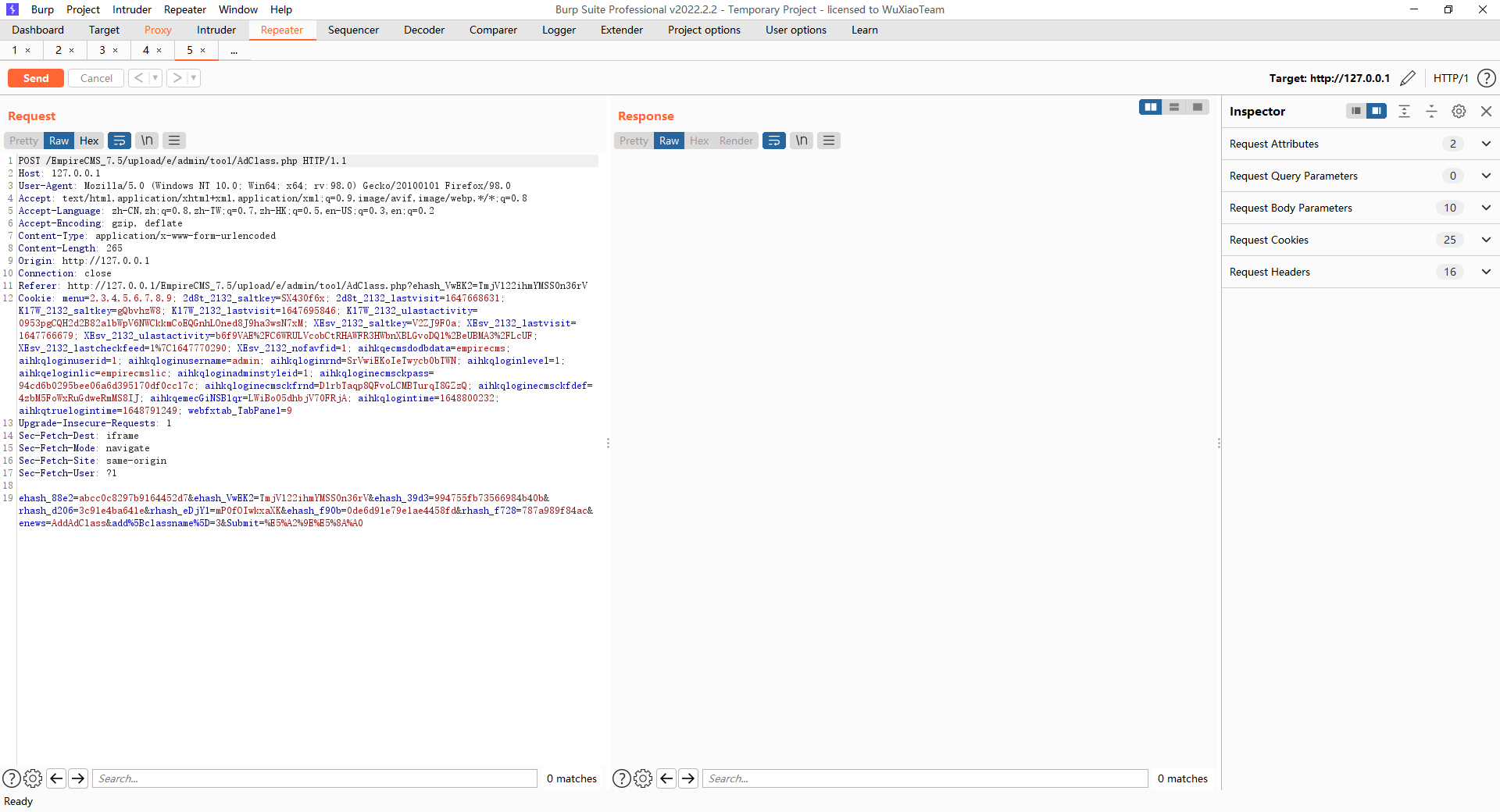 EmpireCMS v7.5 has sql injection vulnerability · Issue #5 · leadscloud/EmpireCMS · GitHub