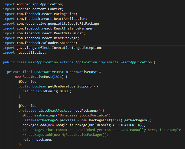 Native module RNGoogleFit tried to override GoogleFitModule · Issue #221 · StasDoskalenko/react ...