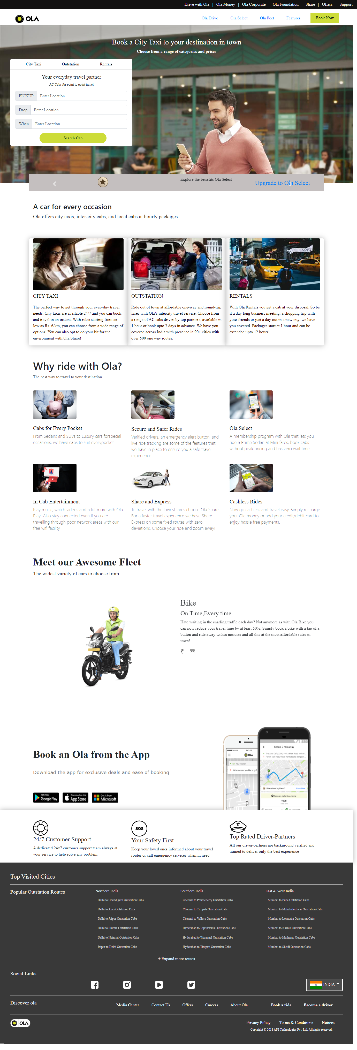 GitHub - shubhamd25/Ola-UI: #ola ui using html-css-bootstrap