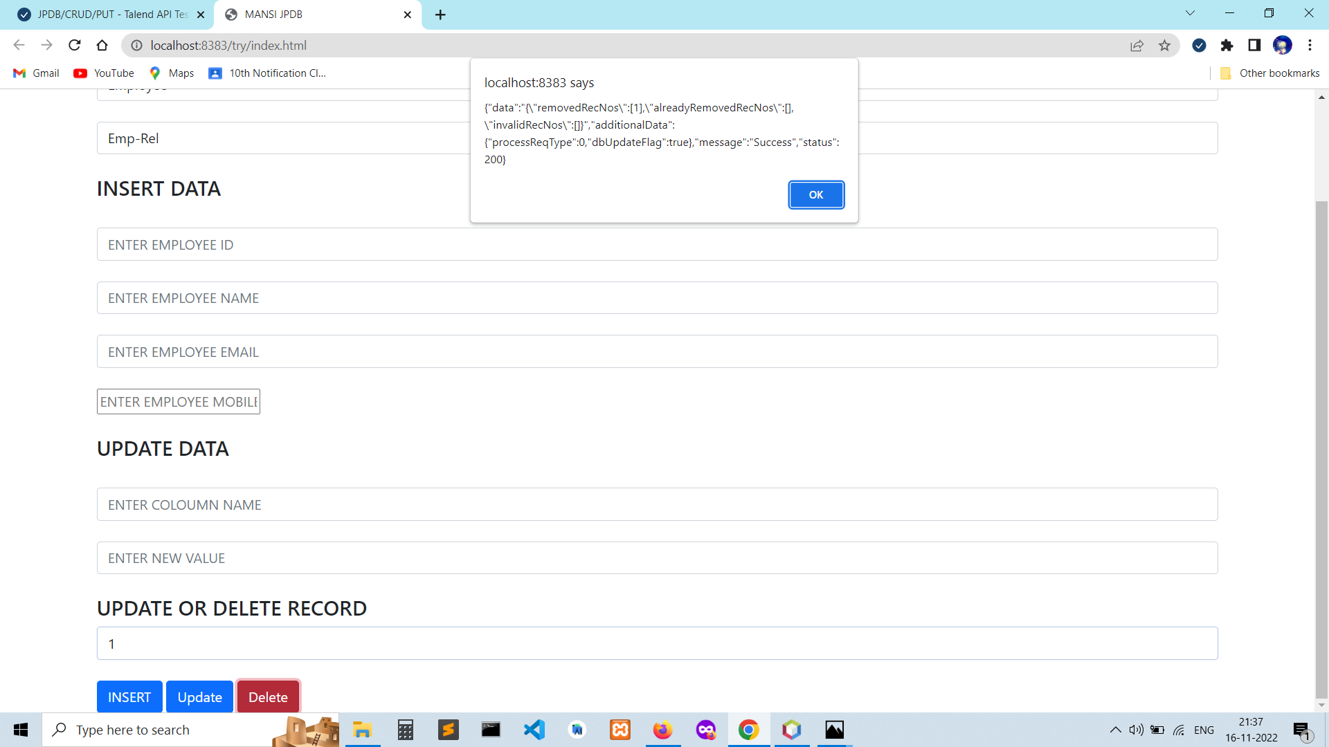 GitHub - mansishardul/JPDB-CRUP-OPERATION