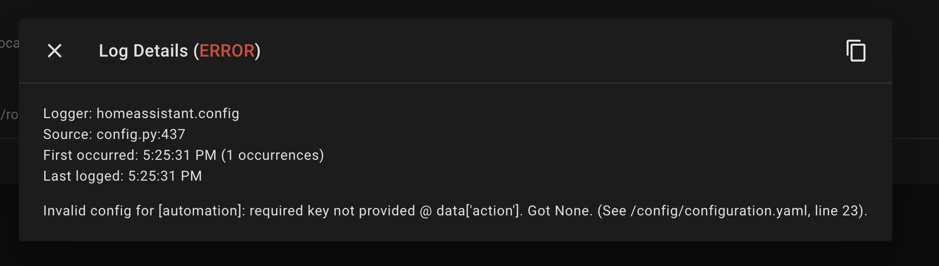 Configuration.yaml throws a config error when trying to reference automation with env. variables ...