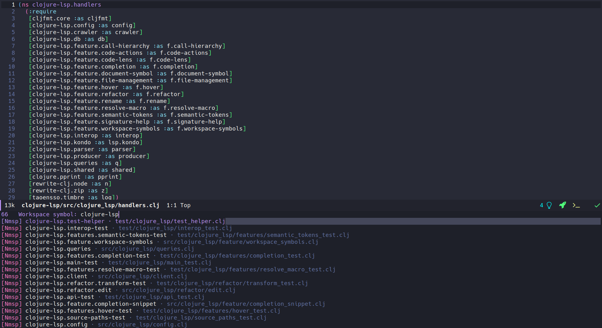 Navigate between files using namespace names · Issue #545 · BetterThanTomorrow/calva · GitHub