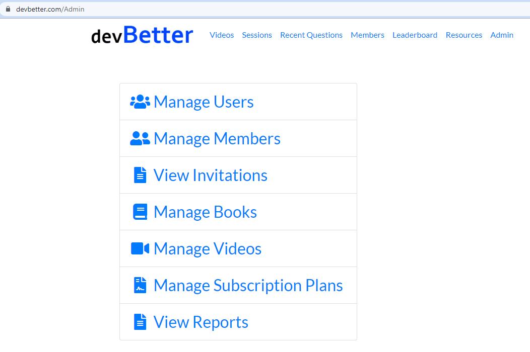 Improved navigation for members-only admin-only site areas · Issue #163 · DevBetterCom ...