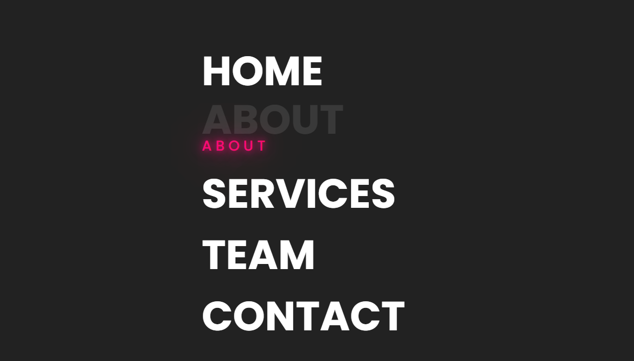 Github Dev Mhrony Creative Menu Item Hover Effect Creative Menu Item Hover Effect In Html Css